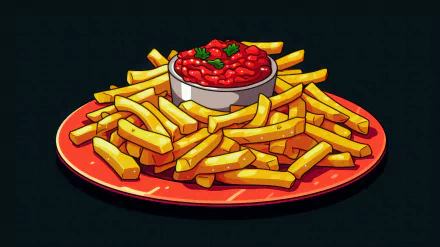 French Fries - Desktop Wallpapers, Phone Wallpaper, PFP, Gifs, and More!