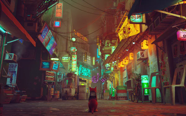 Stray Video Game HD Wallpaper