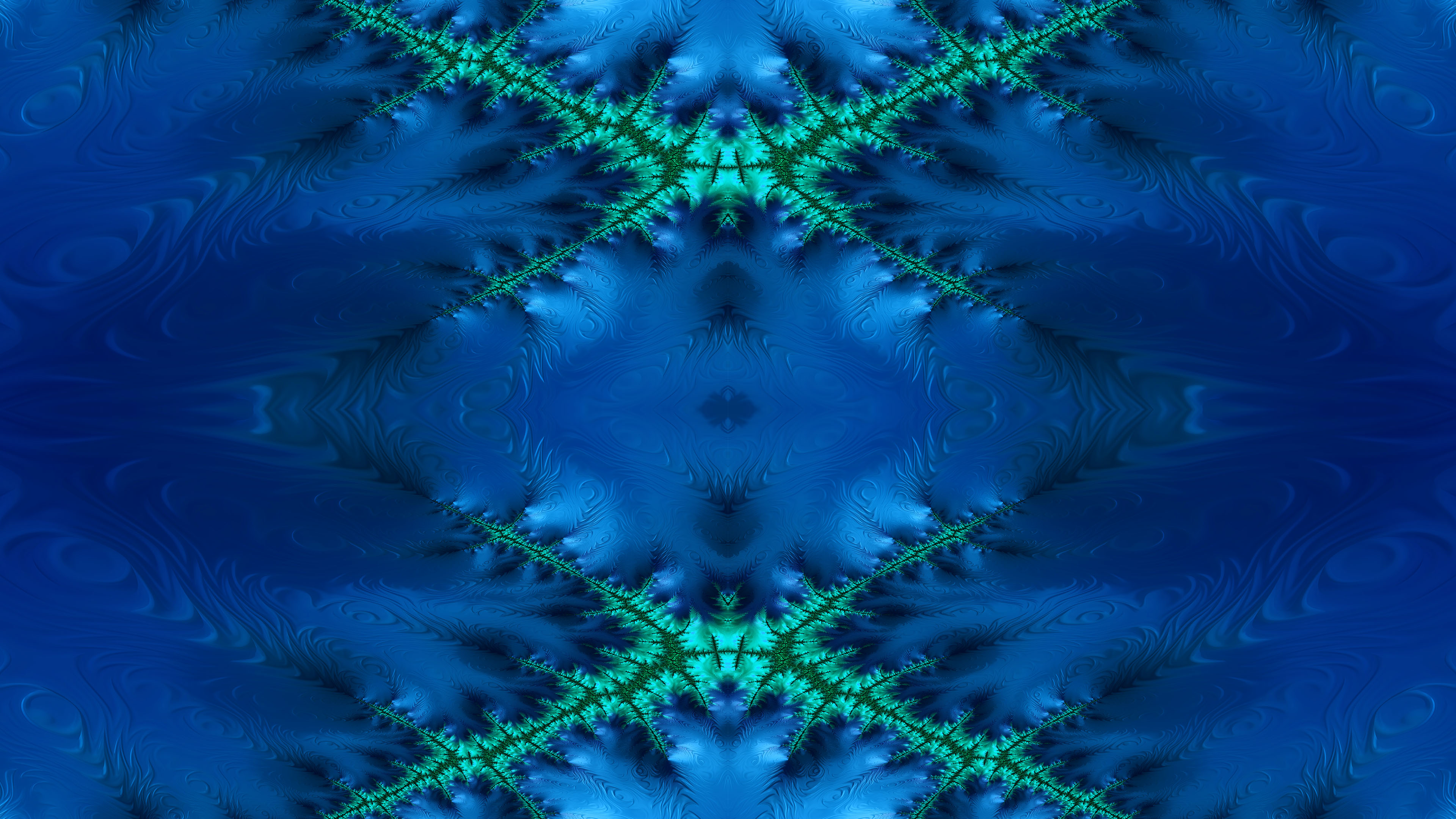 Trippy Fractal Art 4K desktop Wallpaper by Dr-Pen