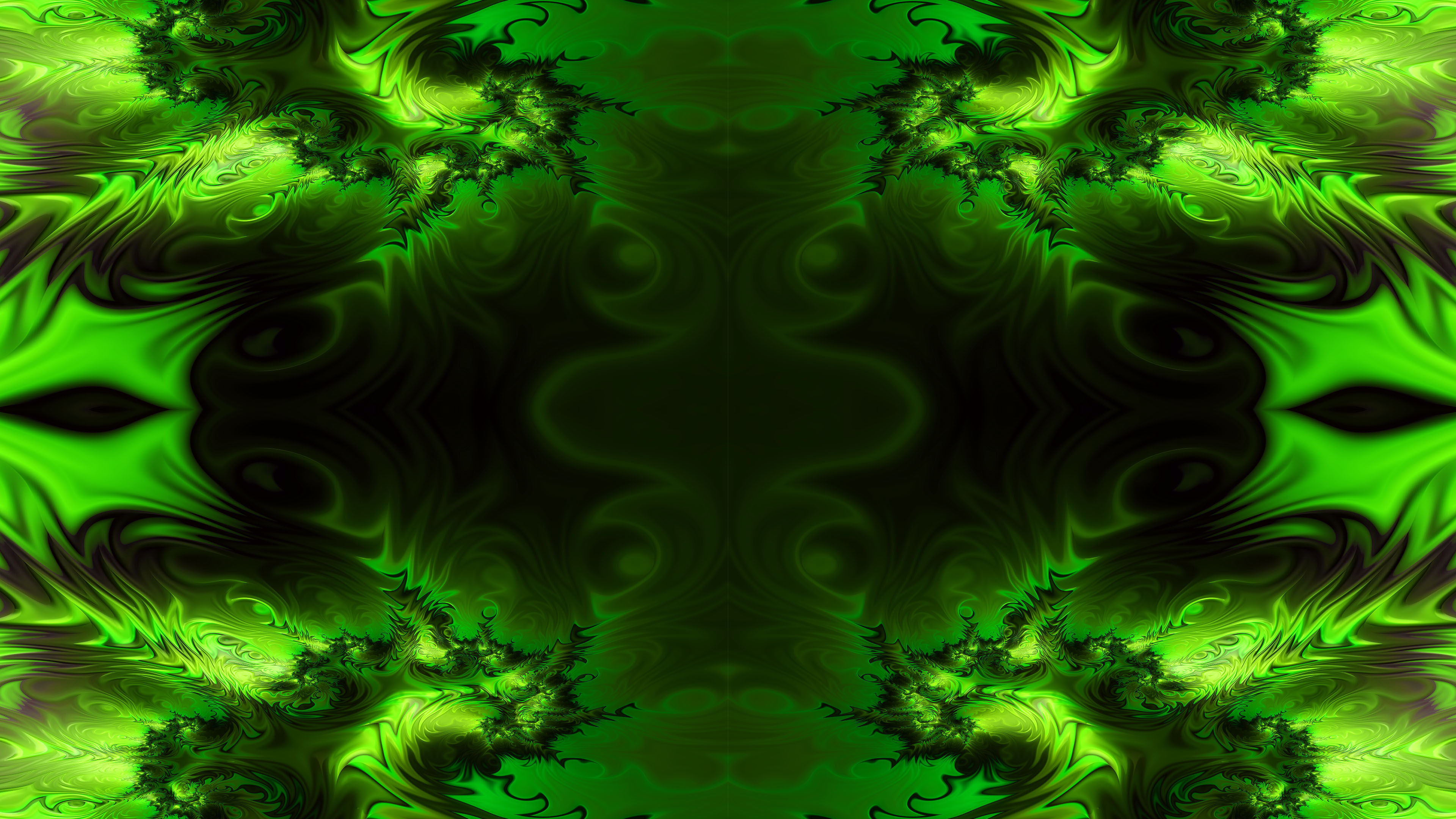 Trippy Fractal Art 4K desktop Wallpaper by Dr-Pen