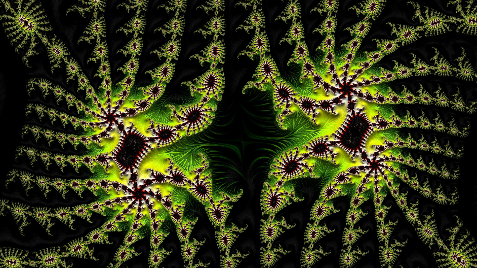 8k Trippy Psychedelic Fractal Wallpaper by Dr-Pen