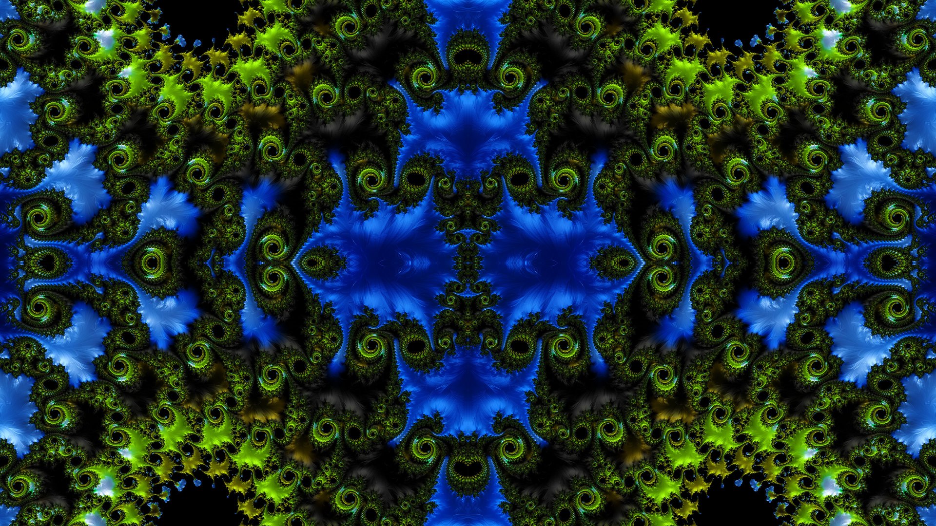 Trippy Psychedelic Fractal Wallpaper by Dr-Pen | 3840x2160 | Wallpaper ...