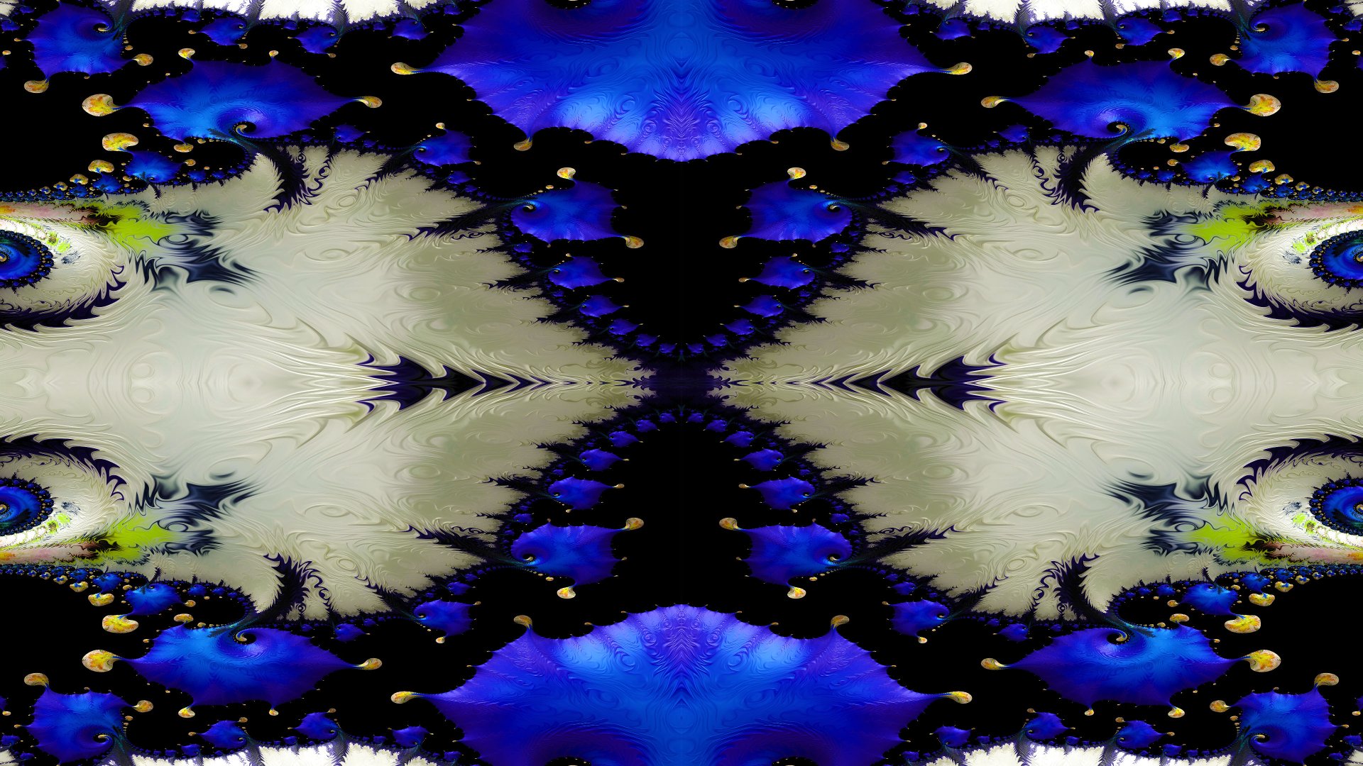 Trippy Psychedelic Fractal Wallpaper by Dr-Pen