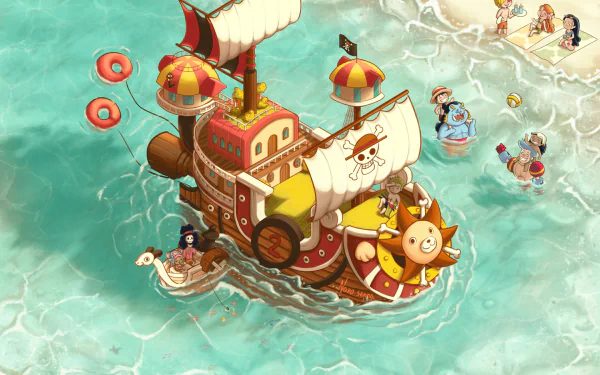 Thousand Sunny Adventure - One Piece HD Wallpaper by Nako Senna