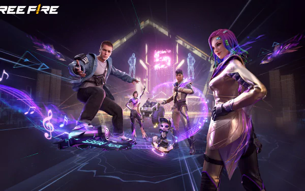 Garena Free Fire 4K Ultra HD Wallpaper: Epic Character Showcase