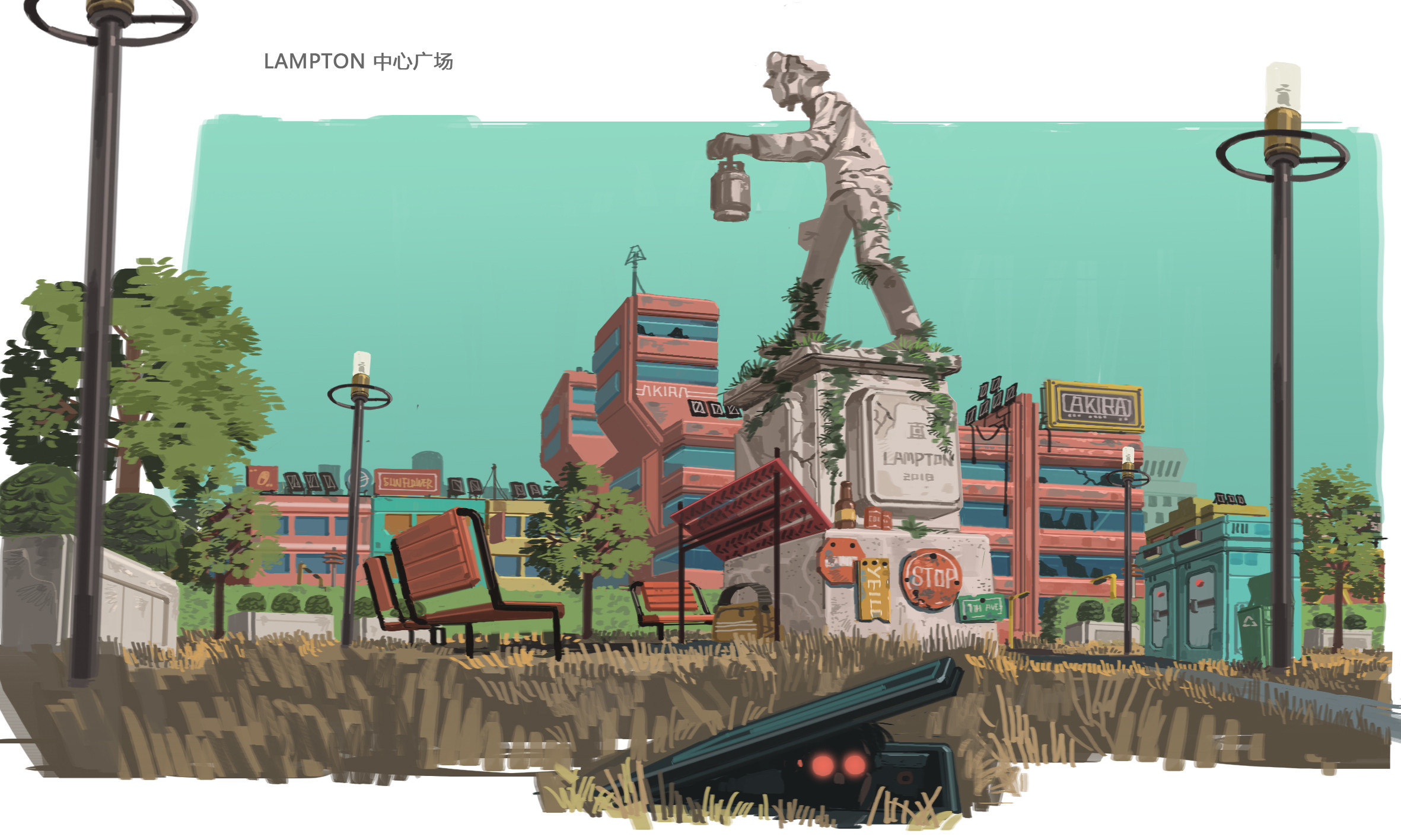 Farlight 84 Game Art HD Desktop Wallpaper by Louyang Zhang