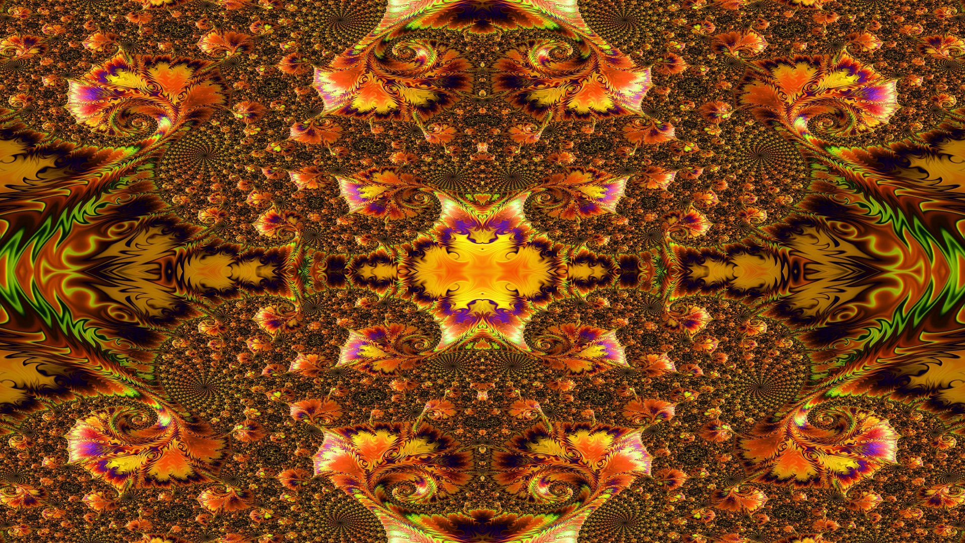Trippy Psychedelic Fractal 4k Desktop Wallpaper by Dr-Pen | 3840x2160 ...