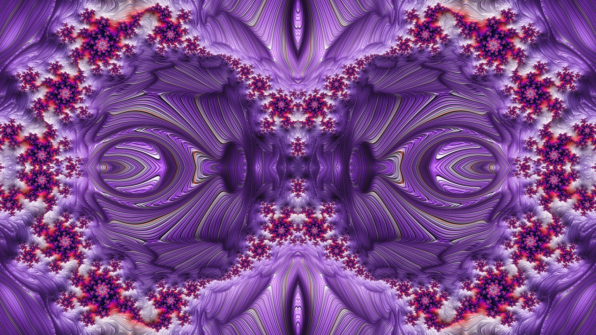 Trippy Psychedelic Fractal 4k Desktop Wallpaper by Dr-Pen