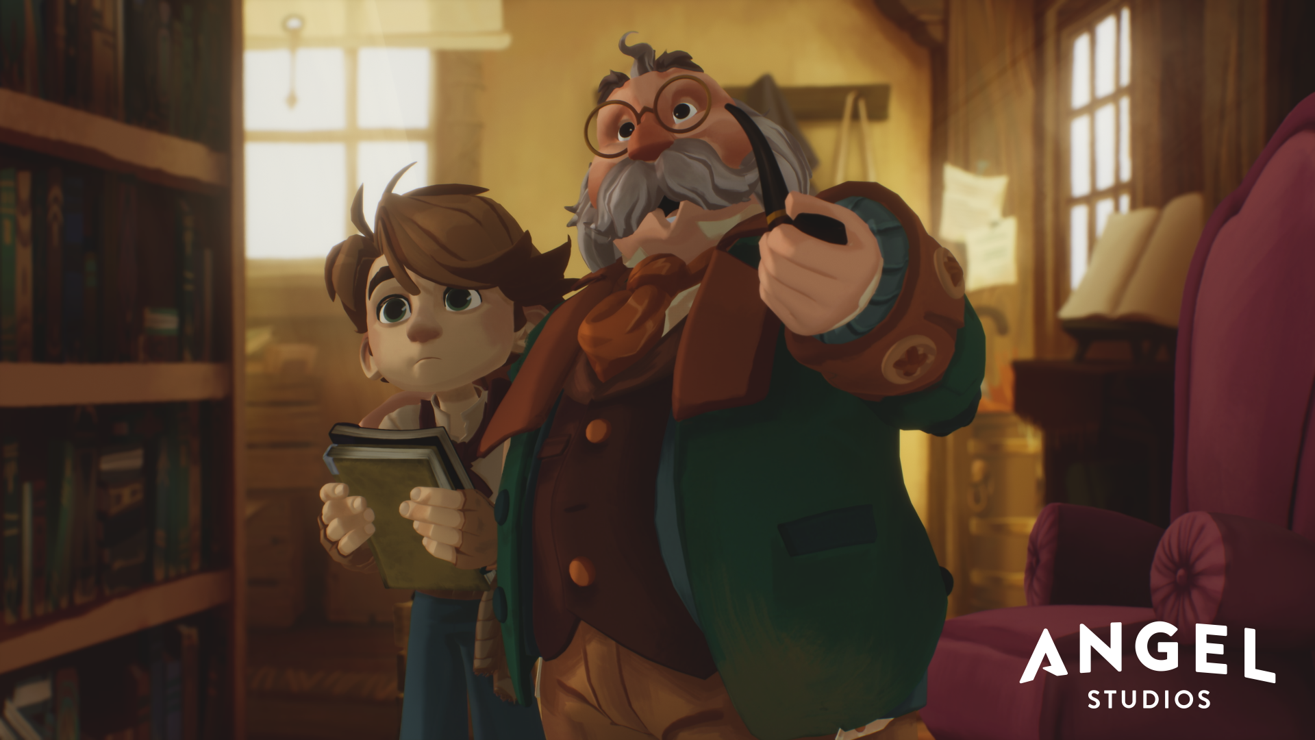 Wingfeather Saga HD Wallpaper – Enchanting Library Scene