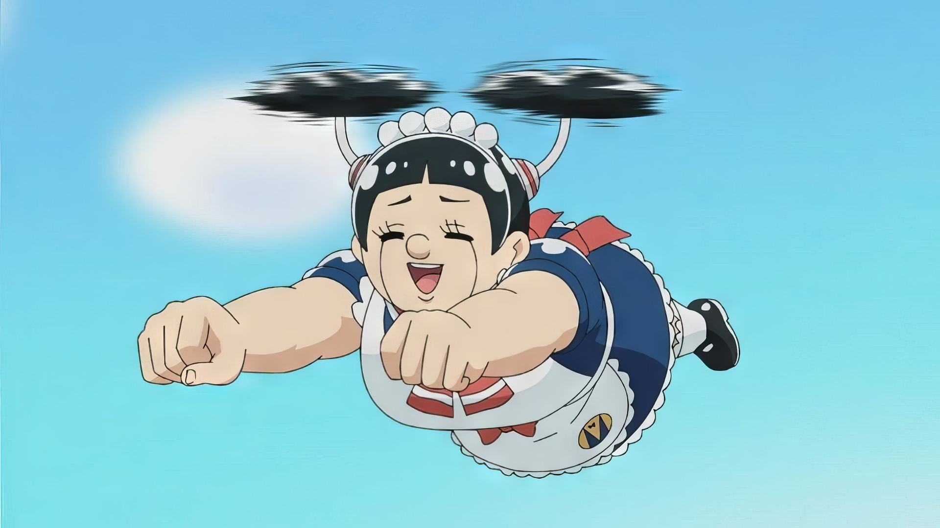 Me and Roboco Anime Flying Scene HD Wallpaper