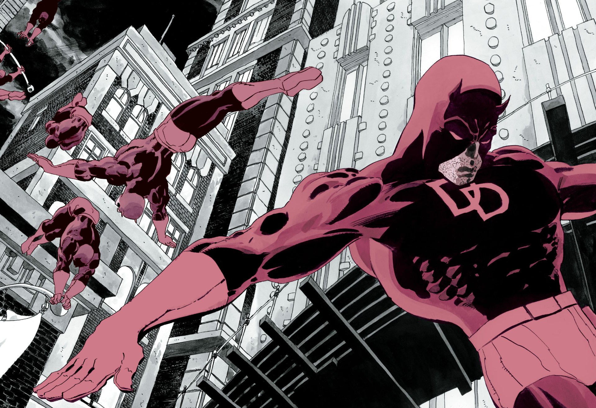 Daredevil: Yellow - Dynamic HD Comic Wallpaper Showcase by Tim Sale
