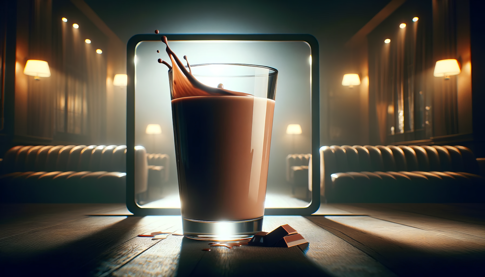 Creamy Chocolate Milk Splash HD Wallpaper by robokoboto