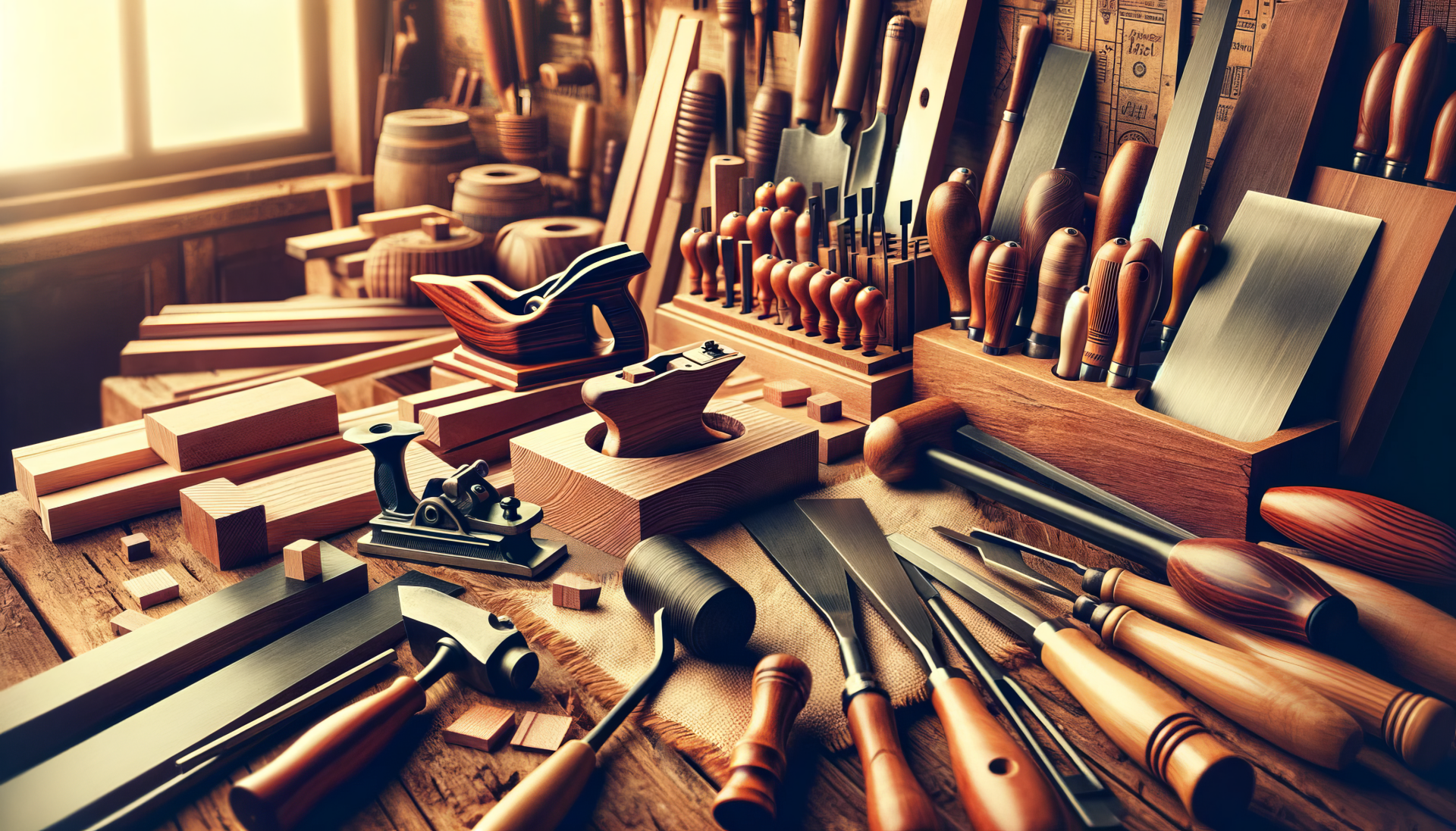 Artisan Woodworking Tools HD Wallpaper by robokoboto