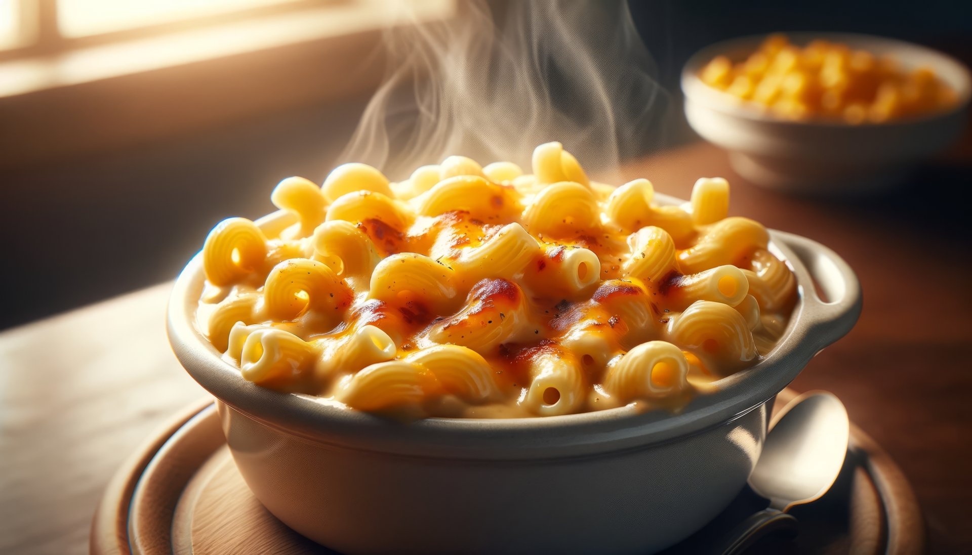 Steaming Mac and Cheese HD Wallpaper by patrika