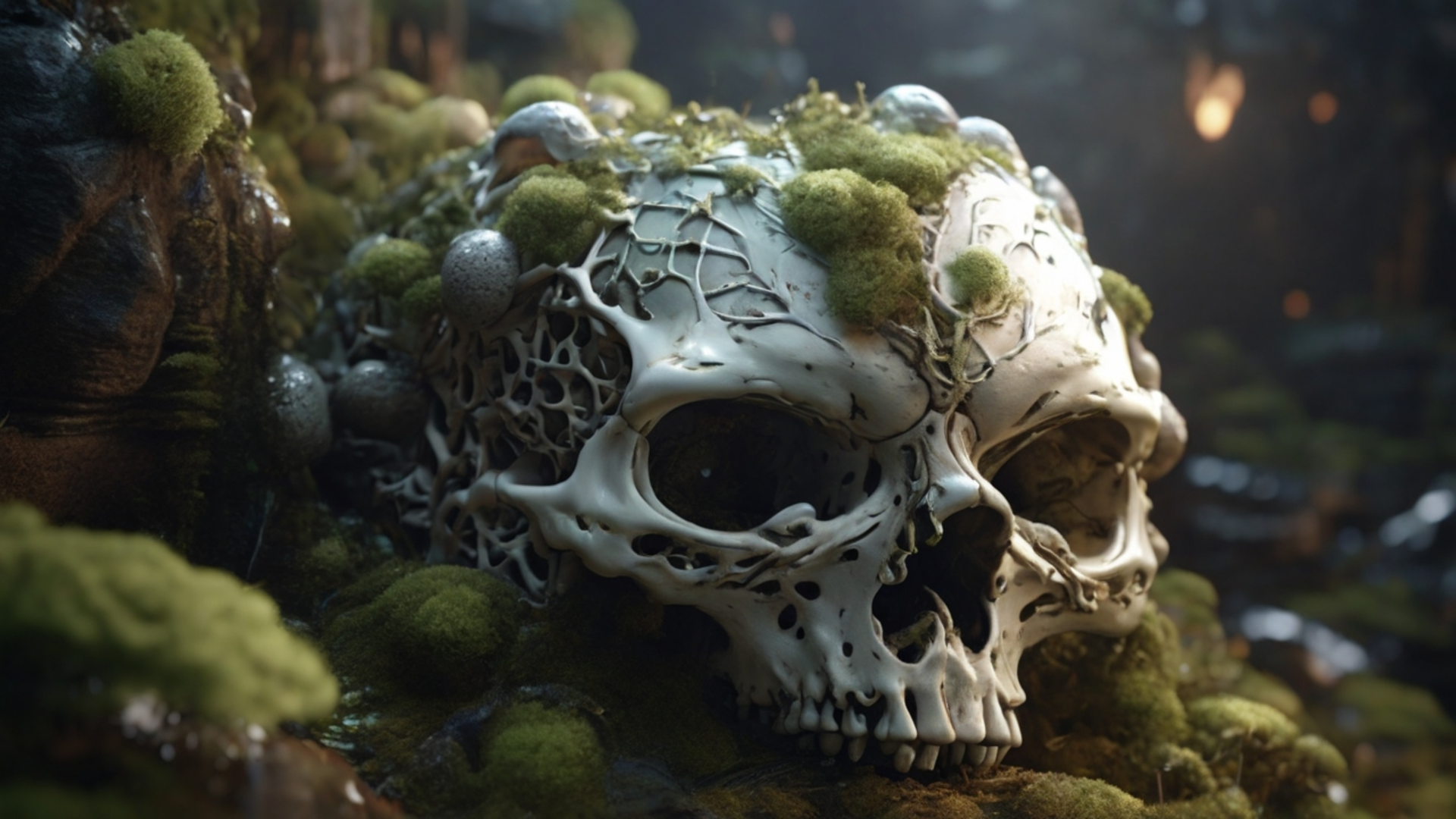 Decaying Skull by AnimeHead