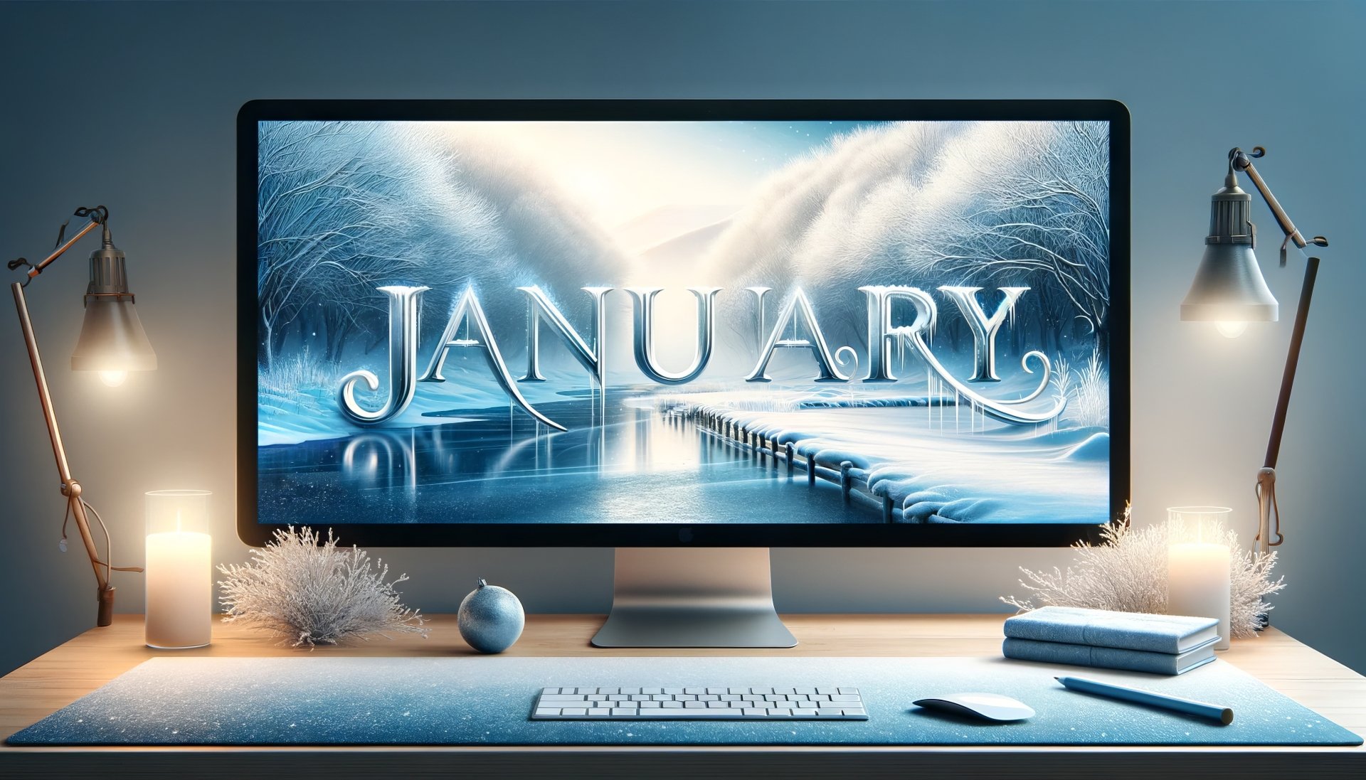 January Winter Bliss HD Desktop Wallpaper by patrika