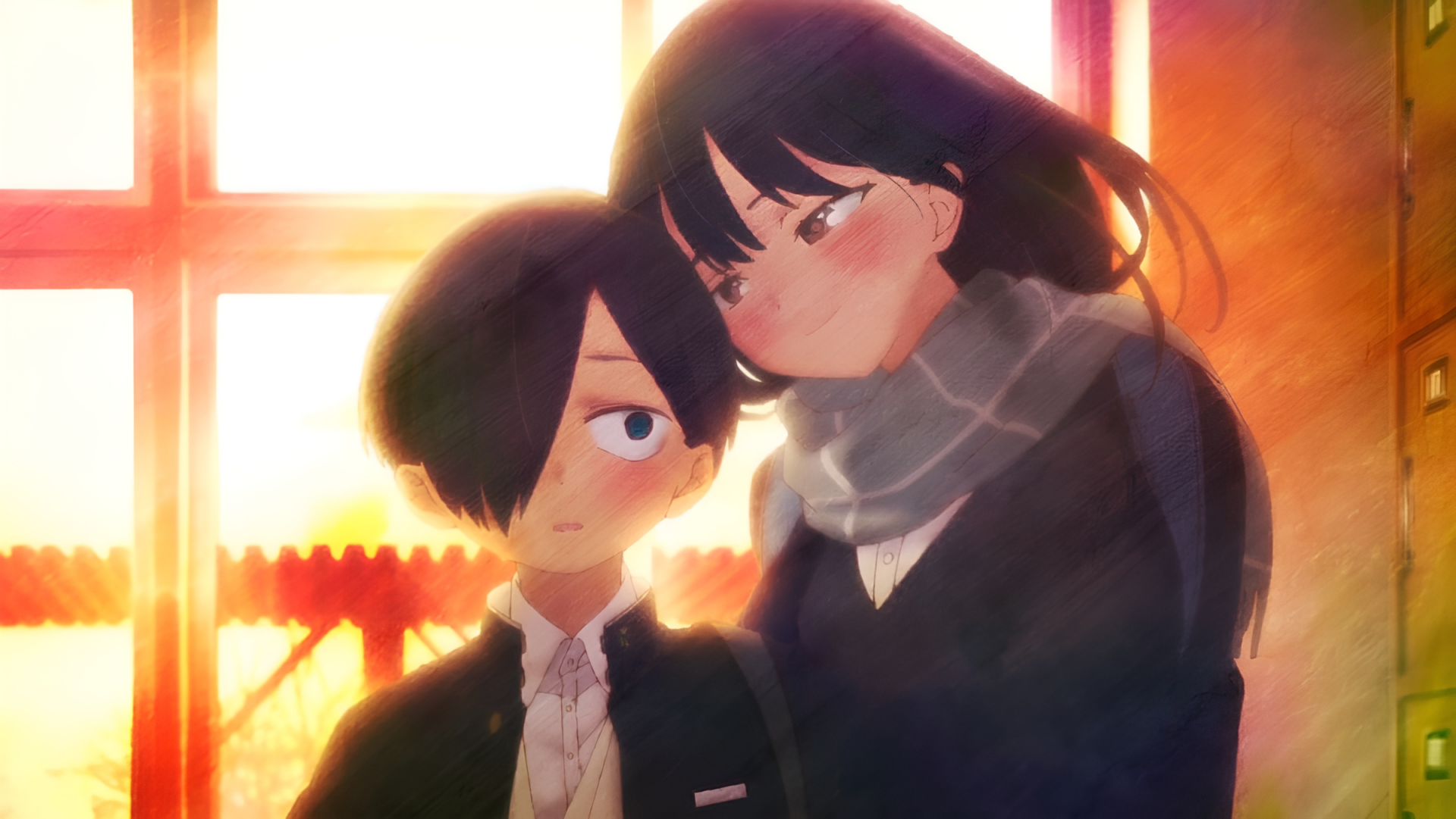 Ichikawa & Anna in The Dangers in My Heart – Stunning Anime HD Wallpaper