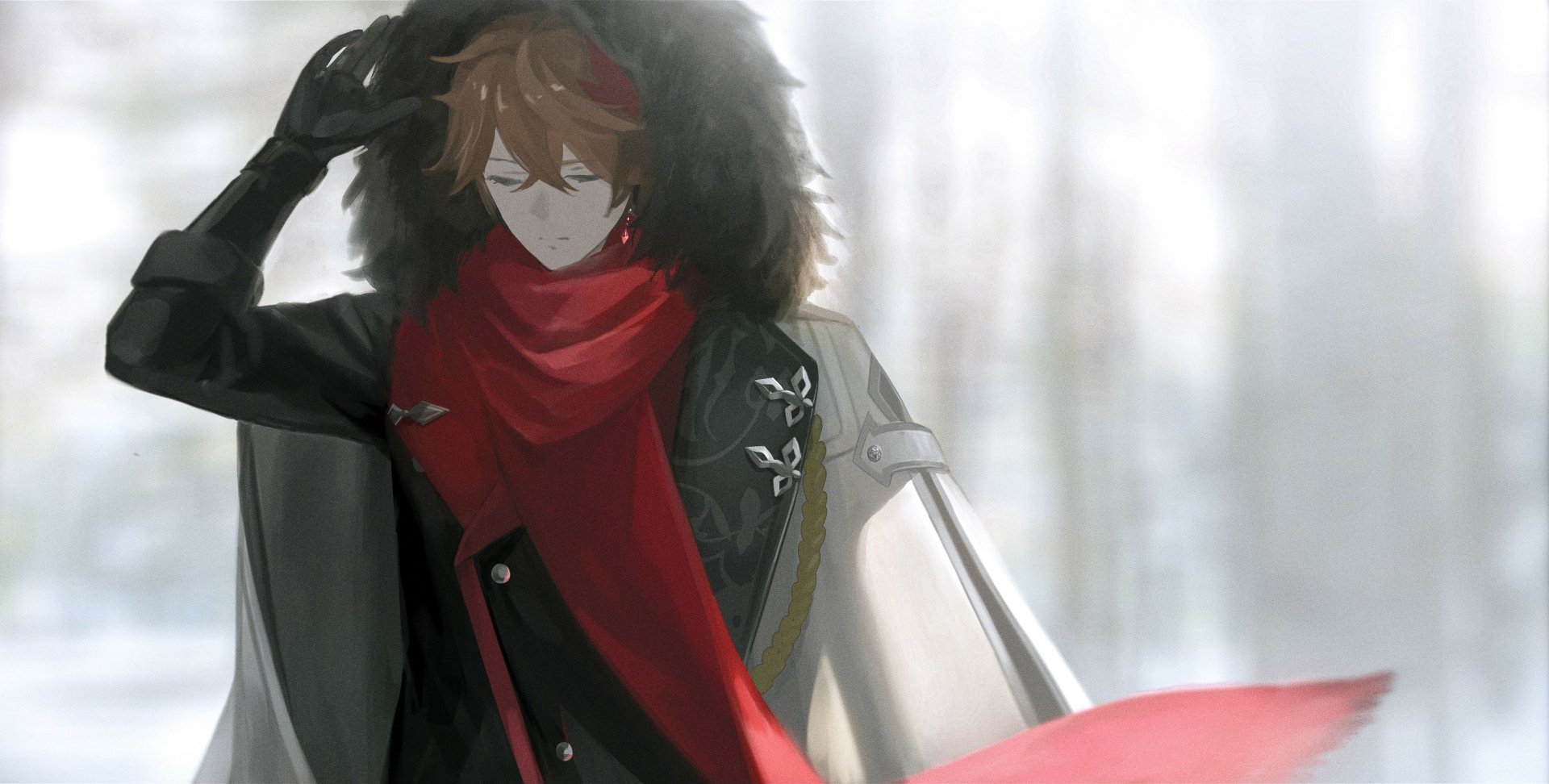 Childe's Frosty Resolve - HD Genshin Impact Wallpaper by アナ