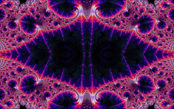 Psychedelic Smoke Fractal HD Wallpaper by LukasFractalizator