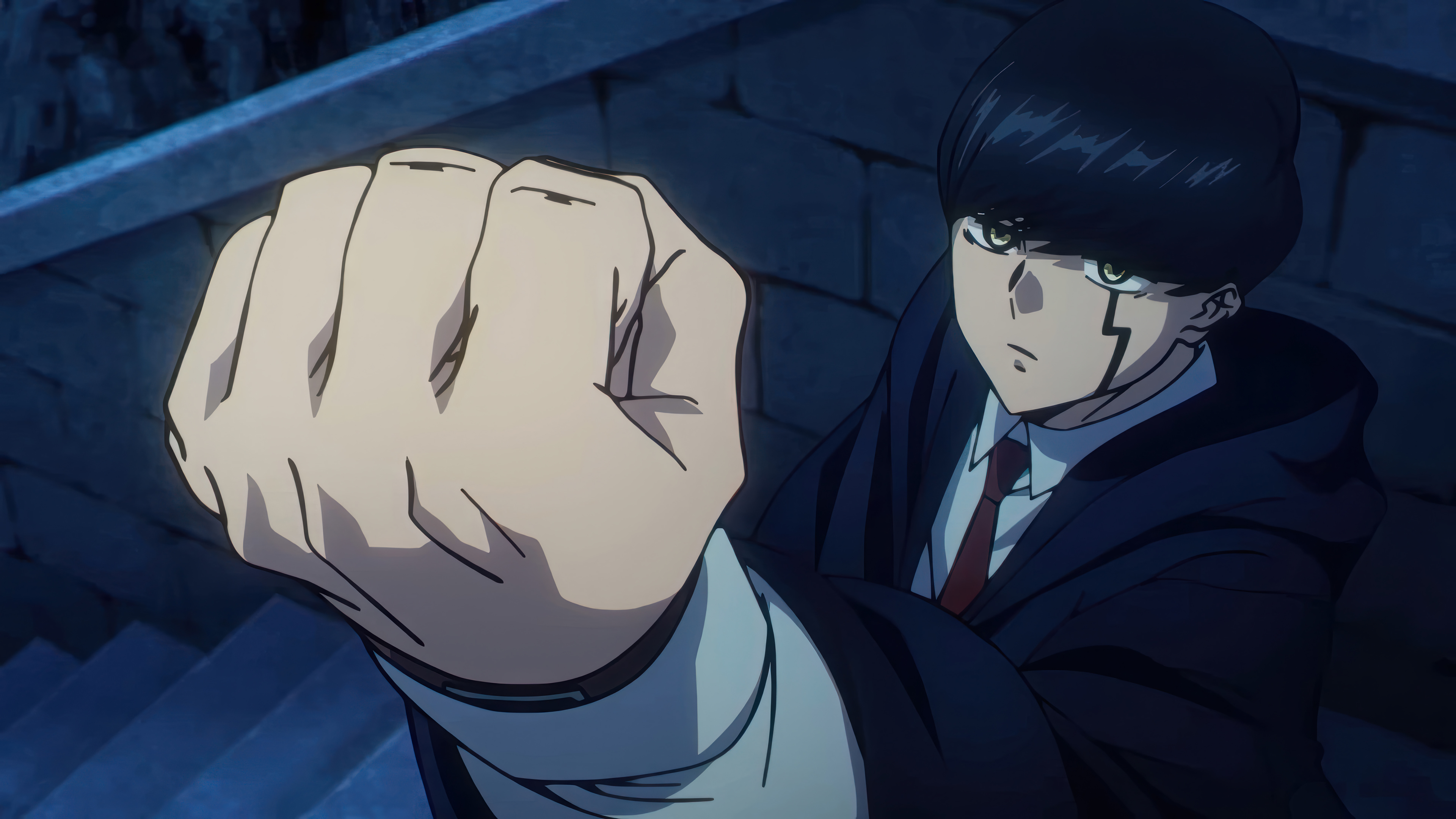 Mashle Anime Power Punch - Mash Burnedead HD Wallpaper