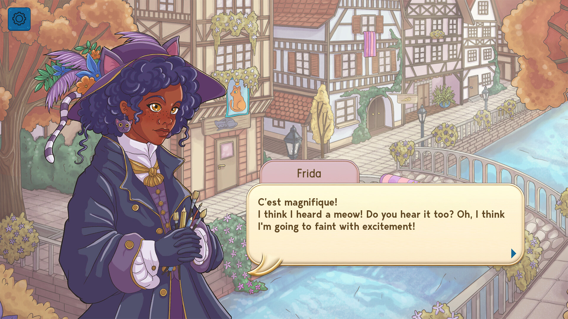 Calico Game HD Wallpaper - Quaint Town and Charming Characters