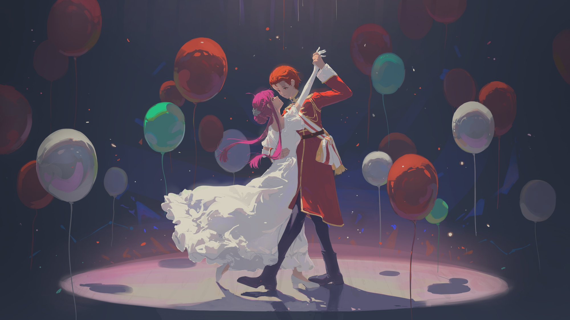 Frieren’s Fern & Stark Dancing – Stunning HD Anime Wallpaper by hano