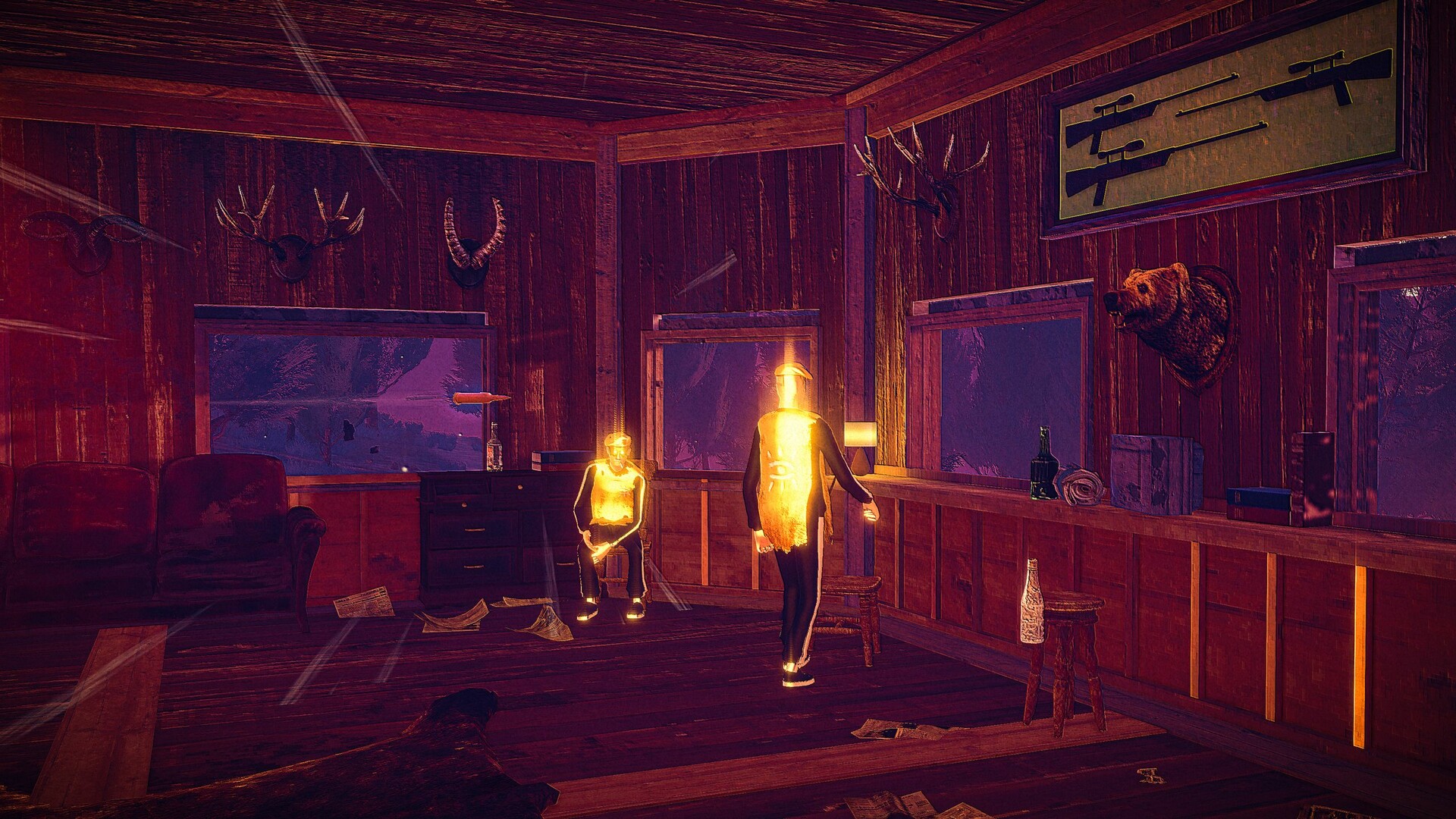 Children of the Sun Game HD Wallpaper - Enigmatic Cabin Scene