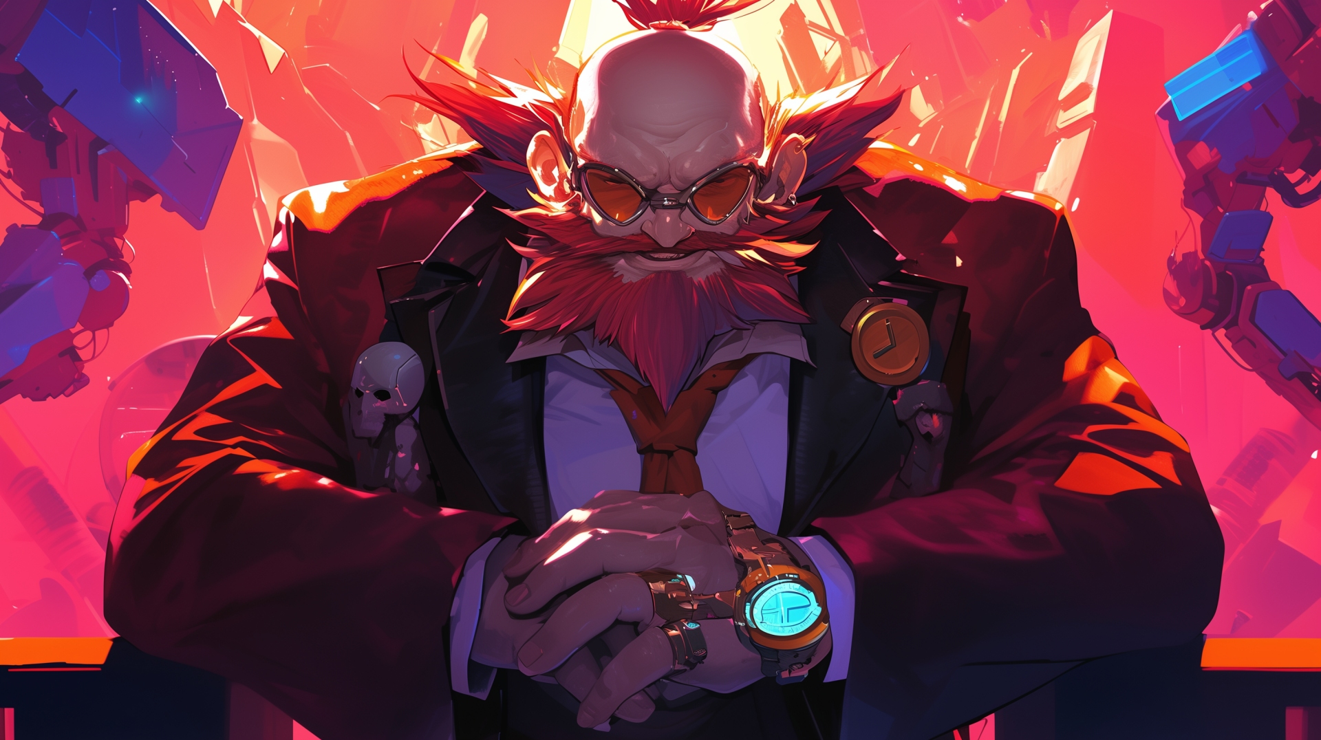 Dr. Robotnik HD Wallpaper | Epic Villain Background by robokoboto