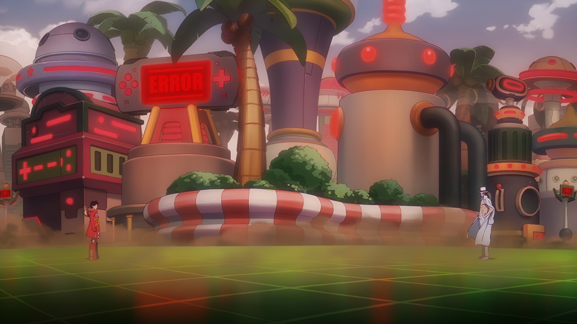 Download Anime One Piece Monkey D. Luffy Rob Lucci 4k Ultra HD Wallpaper