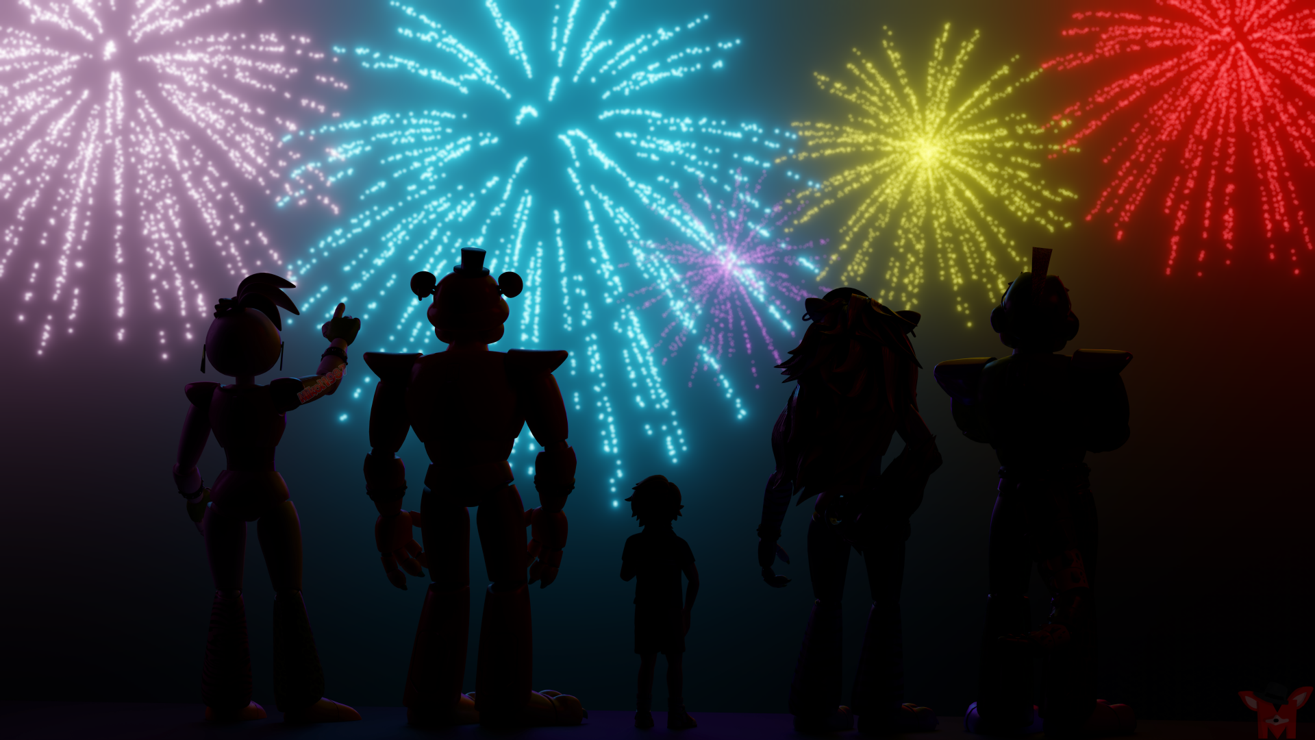 Five Nights at Freddy's: Security Breach – 8K Ultra HD Fireworks ...