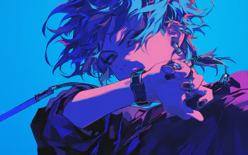 Blue Wallpaper Anime Boy Boy Anime Wallpapers Wallpaper Cave