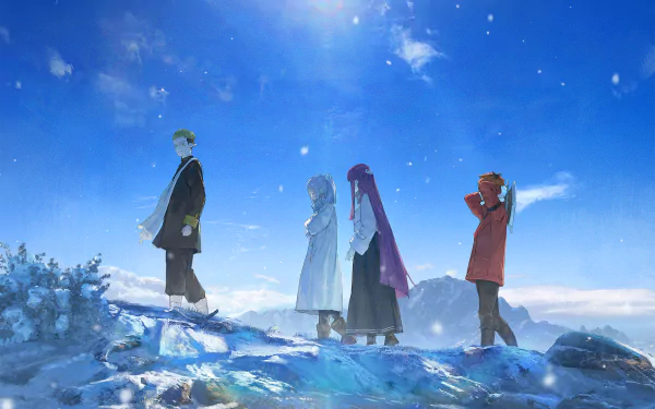 Frieren: Beyond Journey's End - Stunning 4K Ultra HD Wallpaper by megu米