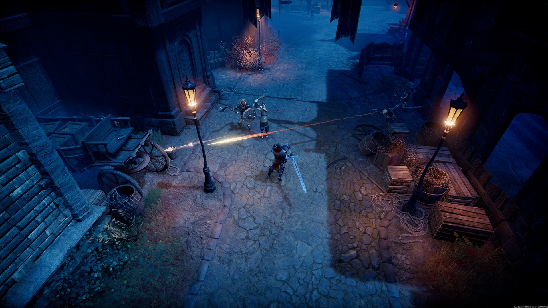 V Rising: Dark Alleys HD Wallpaper