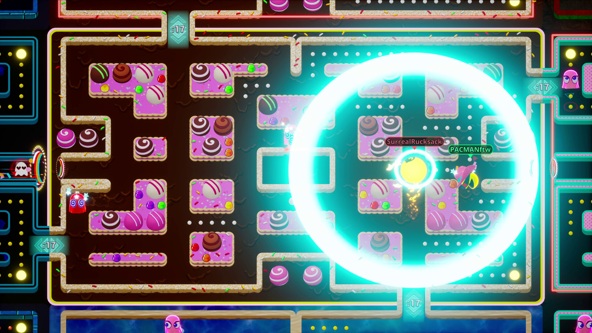 Chomp Champs HD Wallpaper from PAC-MAN Mega Tunnel Battle