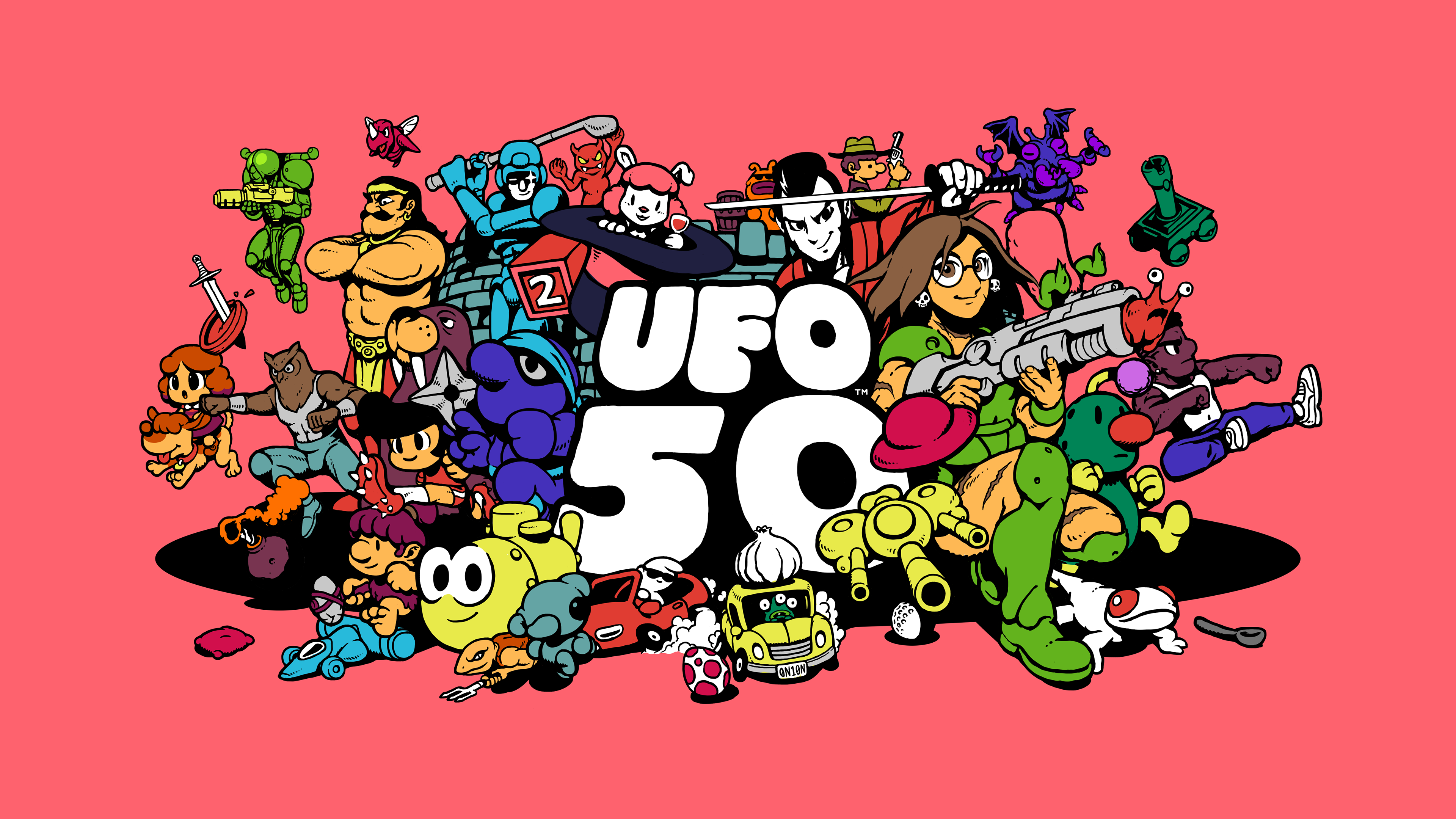 UFO 50 Video Game 4K Ultra HD Wallpaper