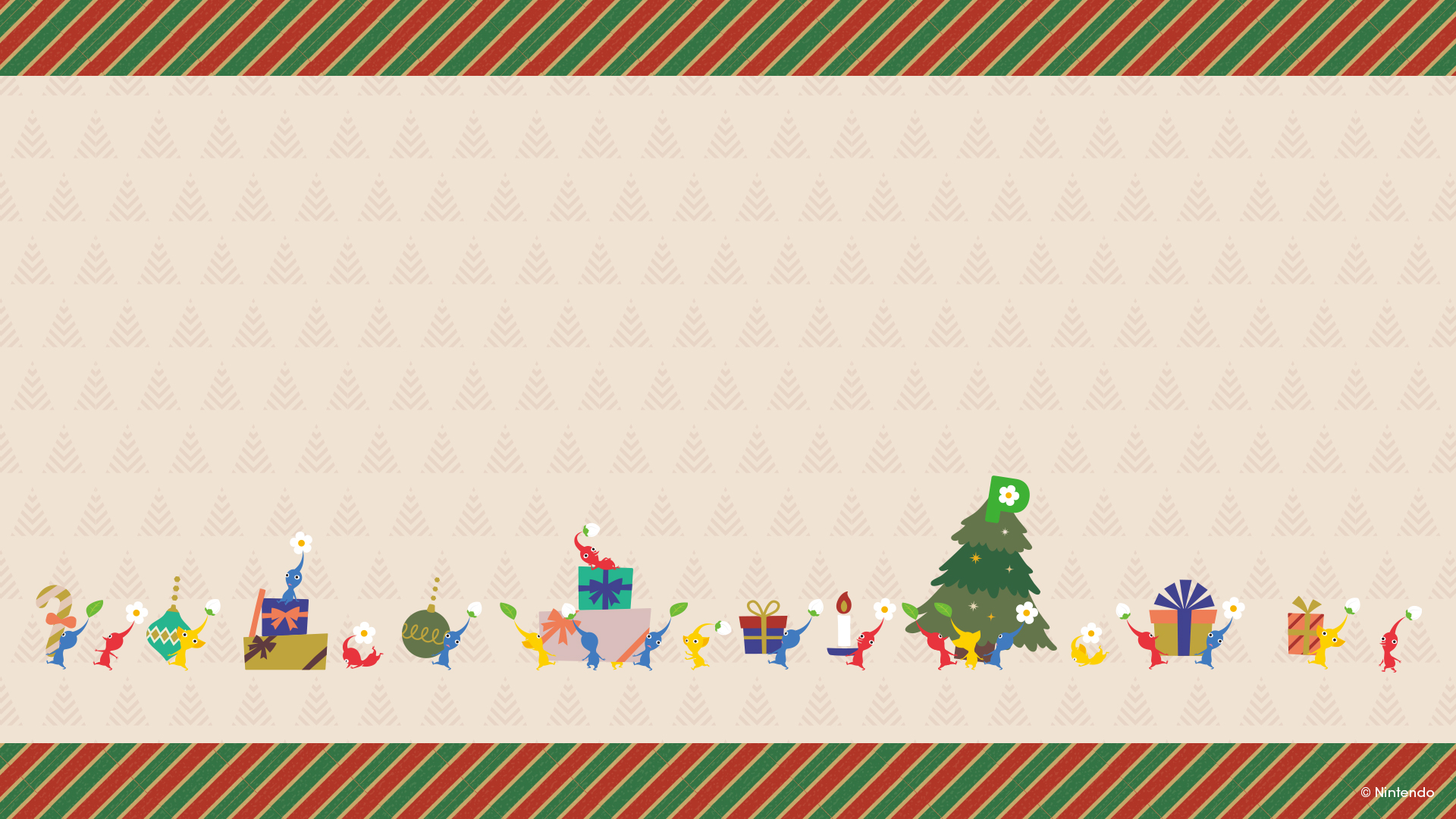 Nintendo Christmas Desktop Wallpaper