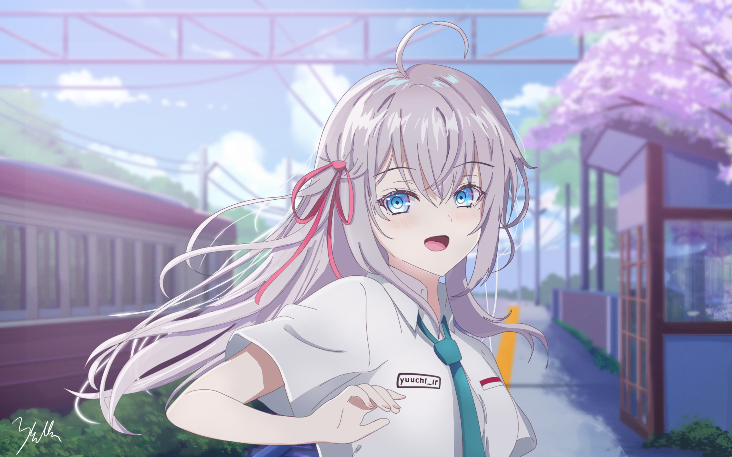 Alya’s Hidden Feelings: Alisa Kujou HD Anime Wallpaper in Blooming ...