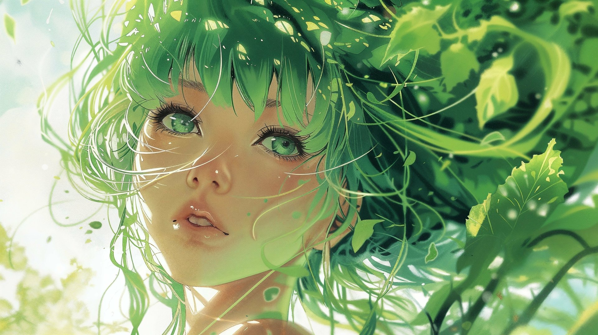 [60+] Green Anime Wallpapers