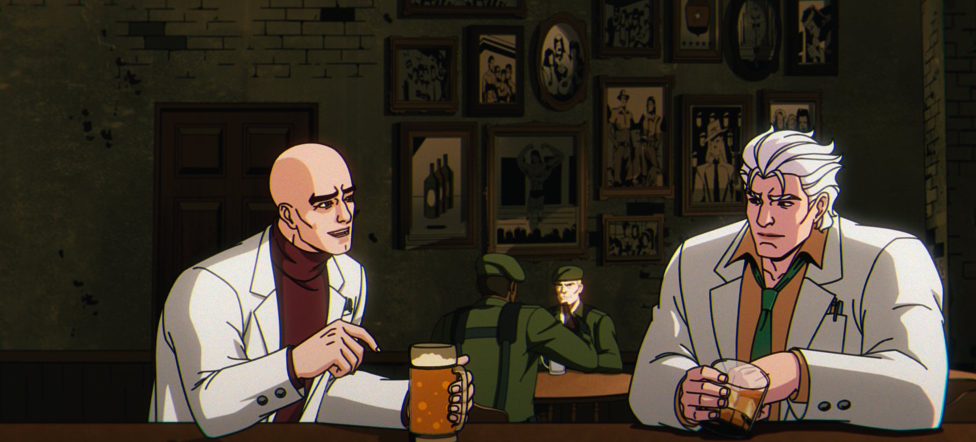 X-Men '97 Professor X HD Bar Scene Wallpaper