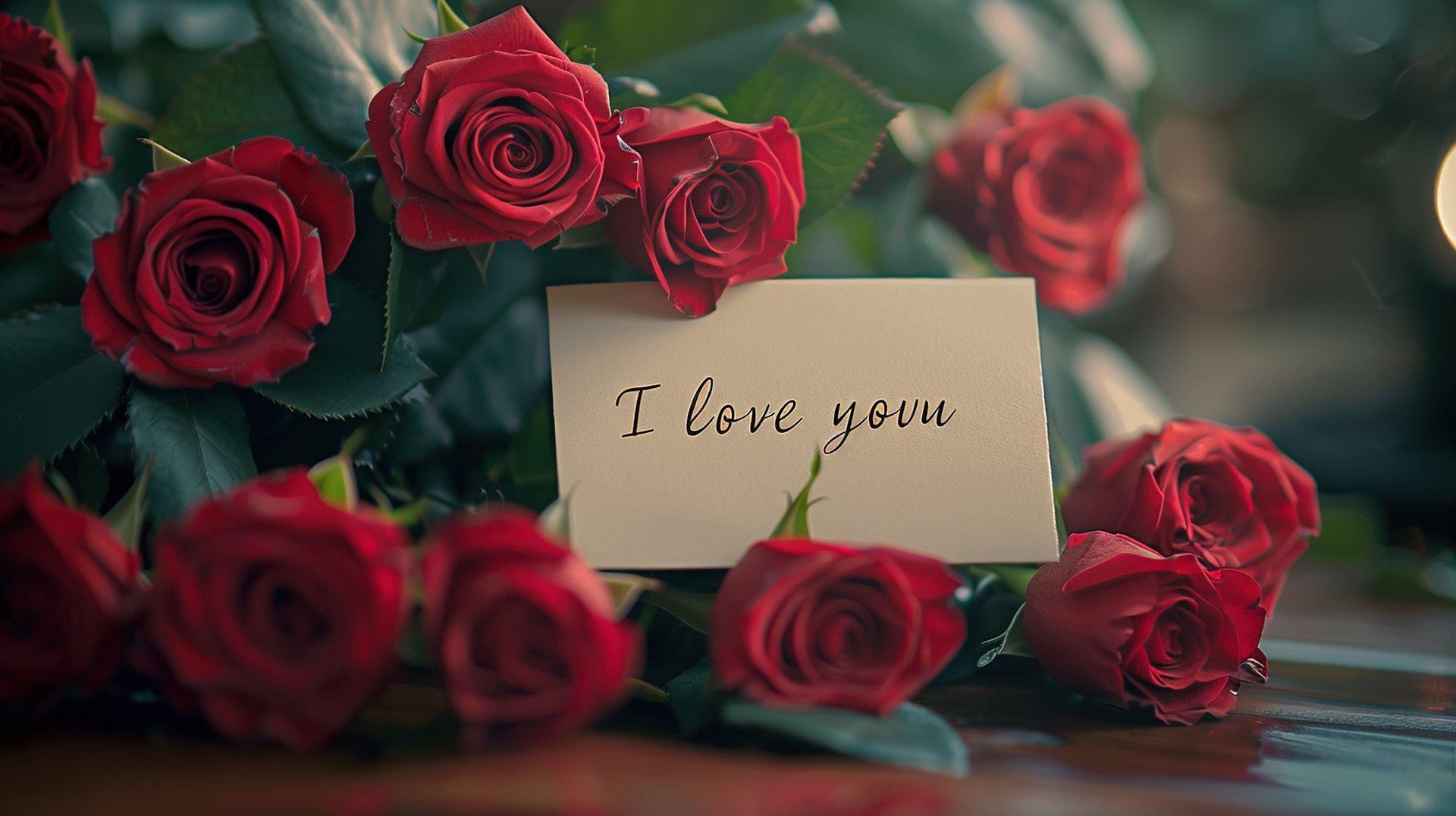 A bouquet of red roses representing love by Samantha999