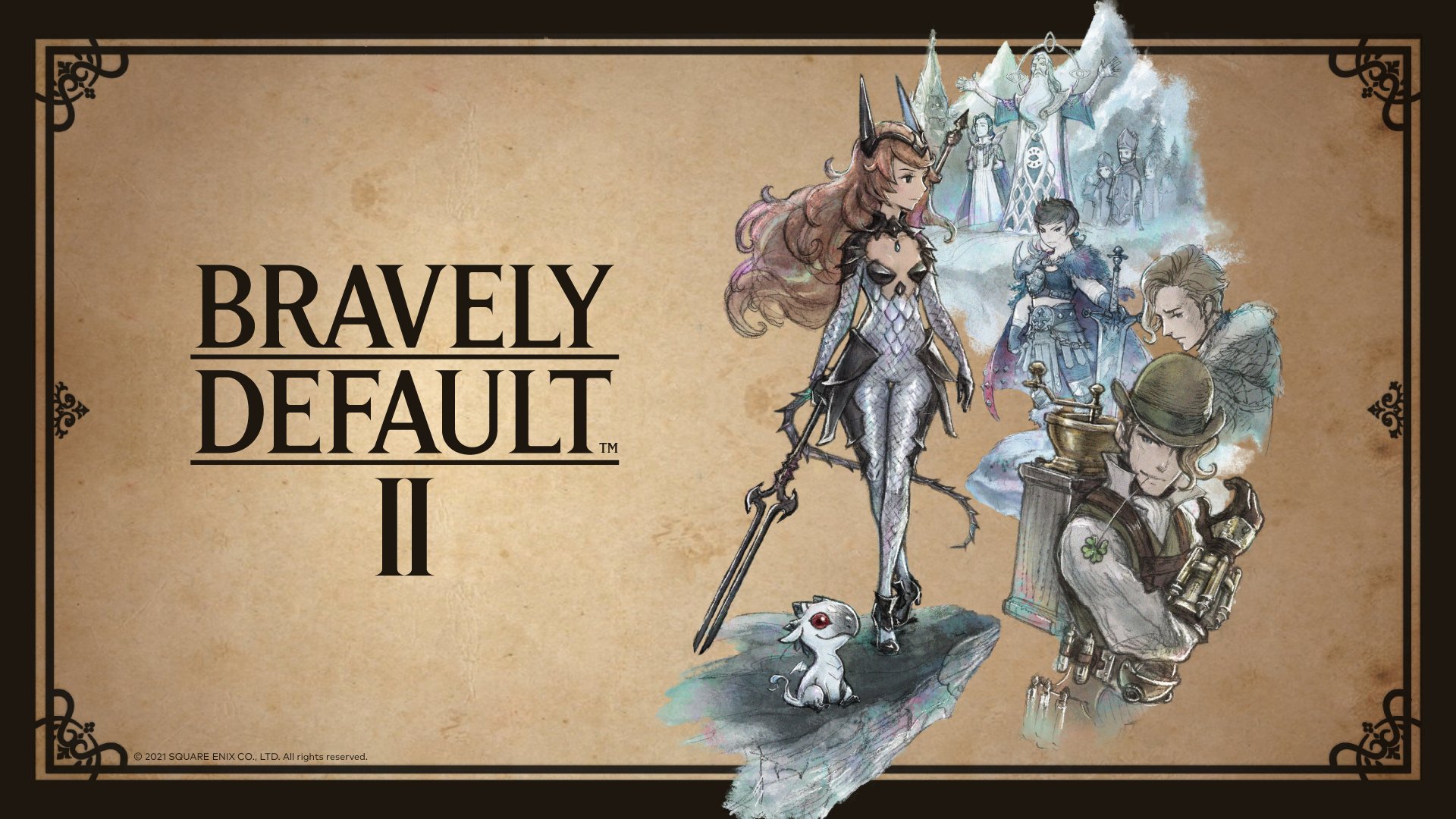 Bravely Default II 4K Ultra HD Wallpaper – Epic Fantasy Adventure