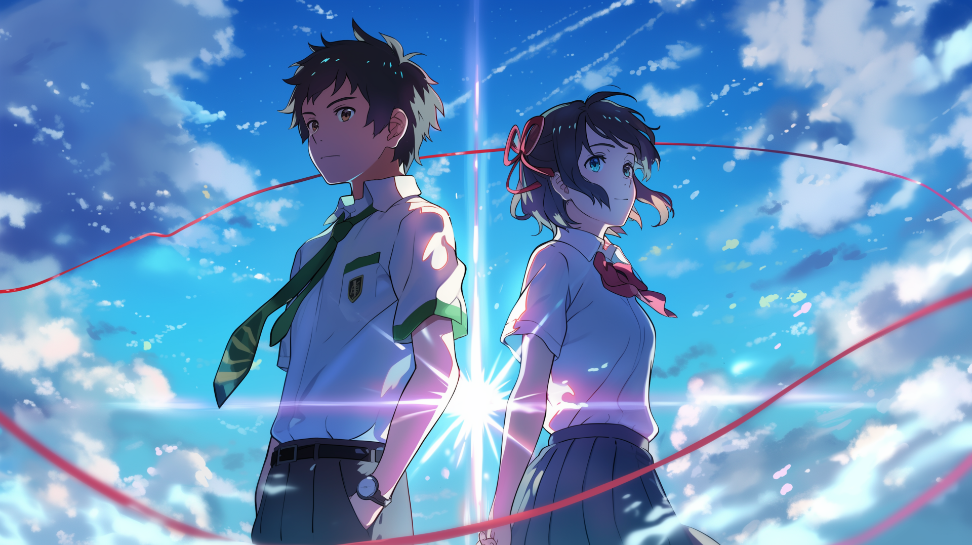 Your Name. - Taki & Mitsuha HD Wallpaper by patrika