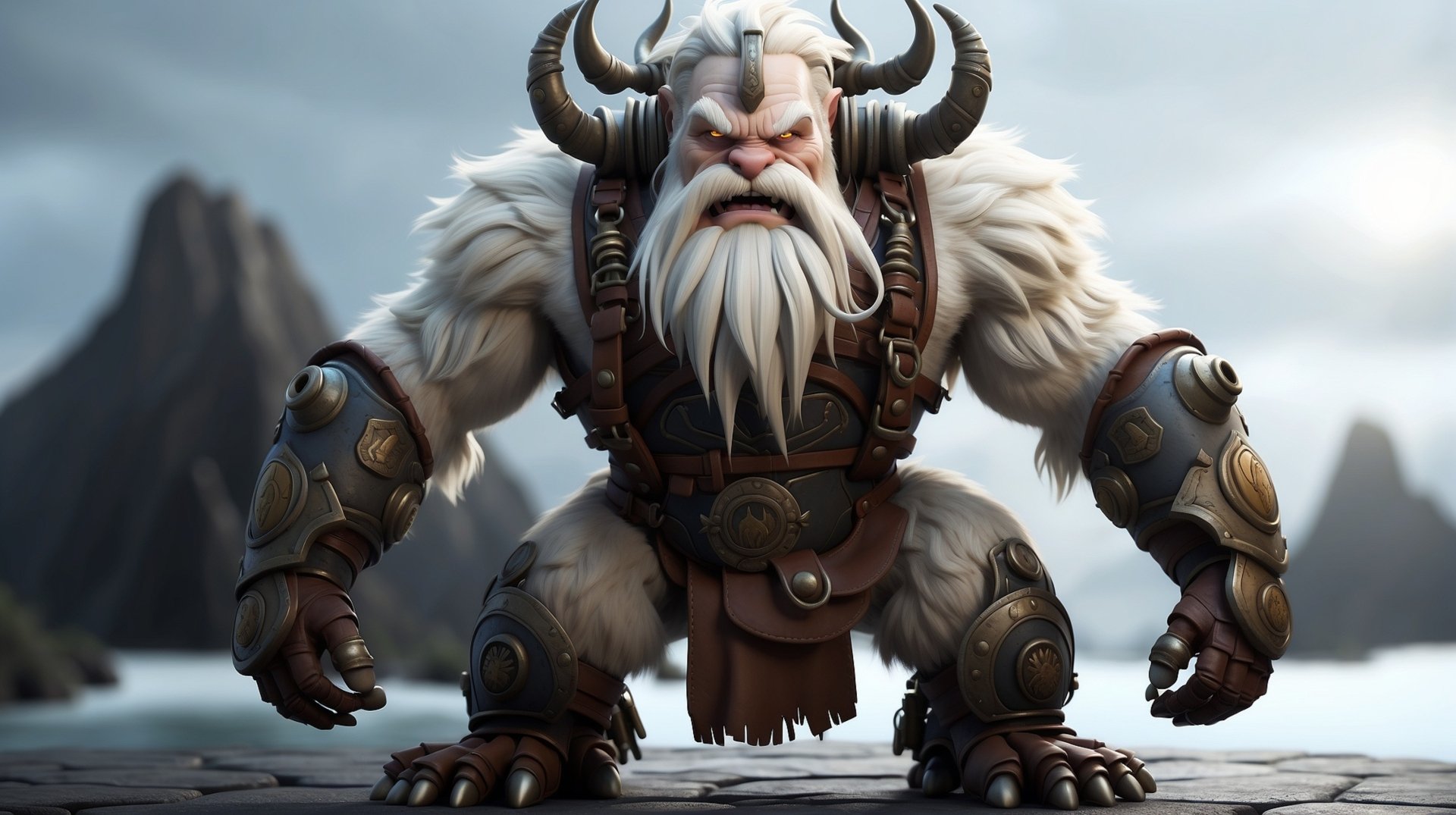 Yeti Warrior by INFER