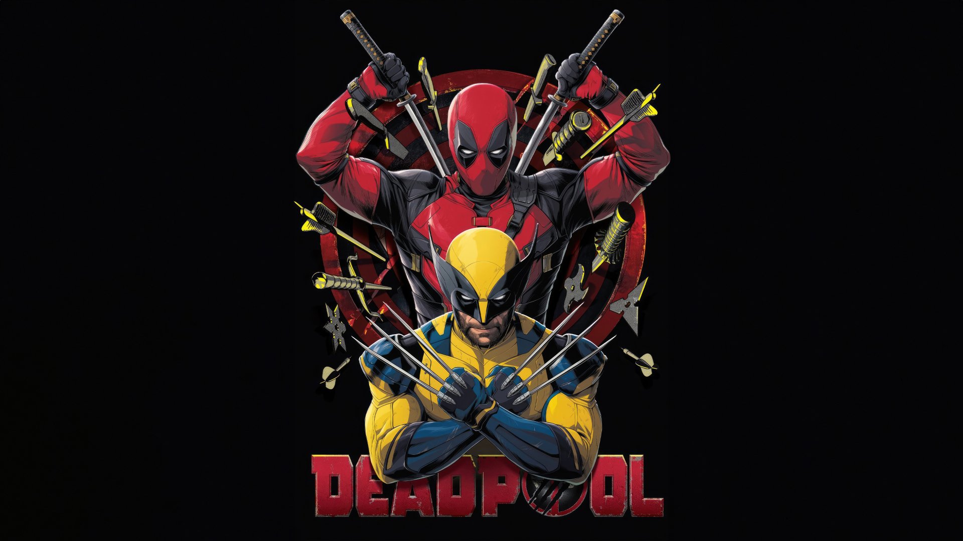 Deadpool & Wolverine Epic 4K Ultra HD Wallpaper Clash
