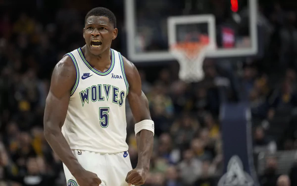 Download NBA Minnesota Timberwolves Anthony Edwards Basketball 4k Ultra ...