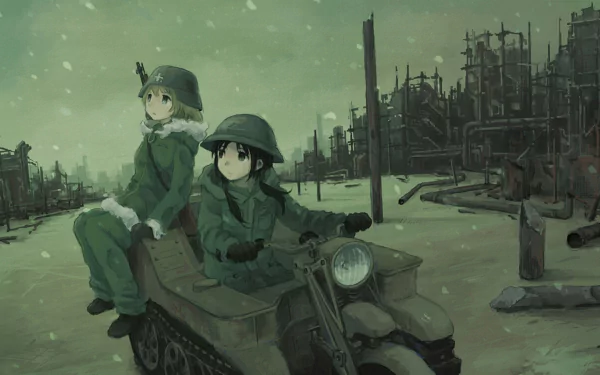 Post-Apocalyptic Anime Paradise - HD Wallpaper by tokyogenso