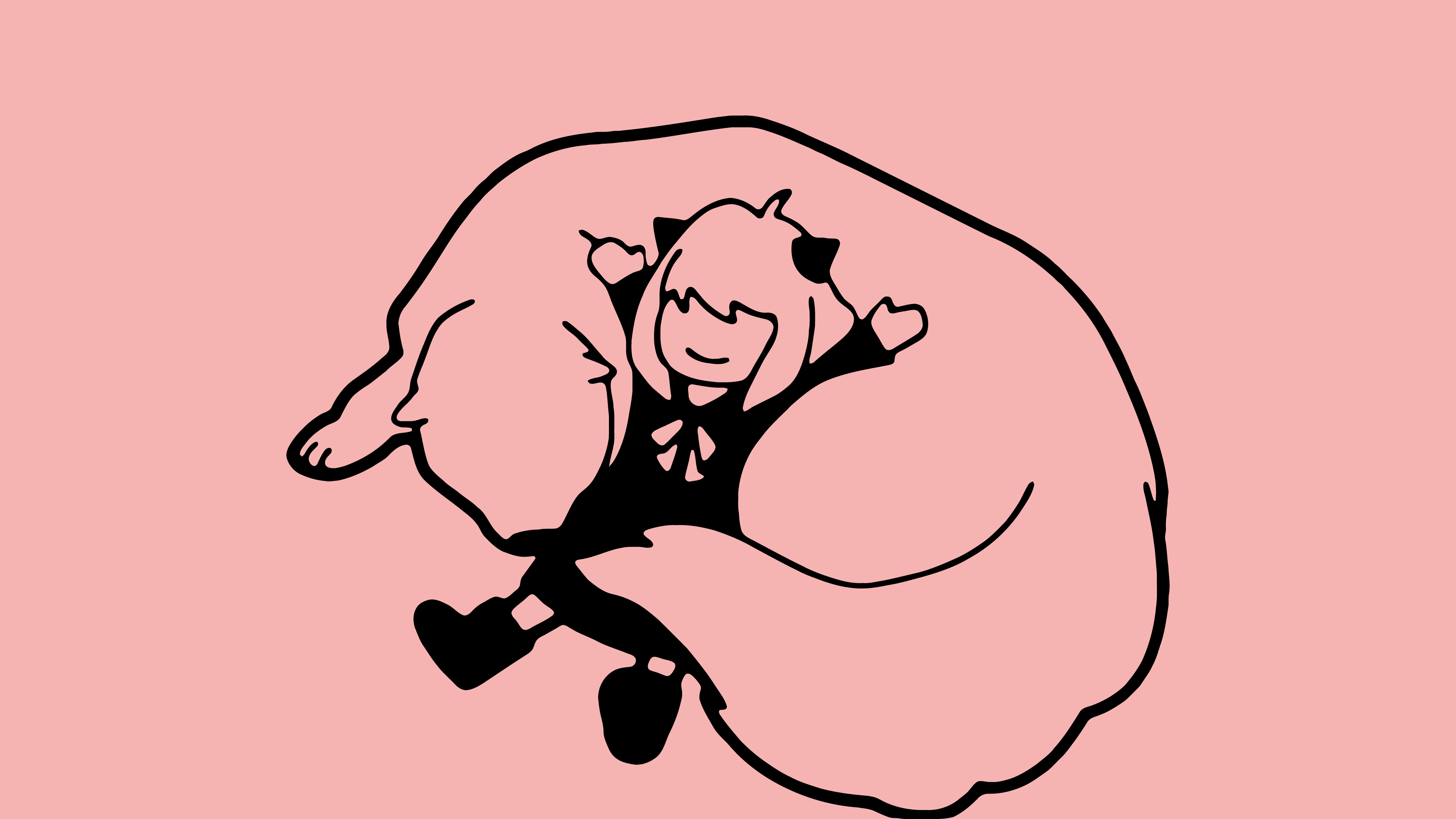Anya Forger Cozy Hug | Spy x Family 4K Ultra HD Wallpaper