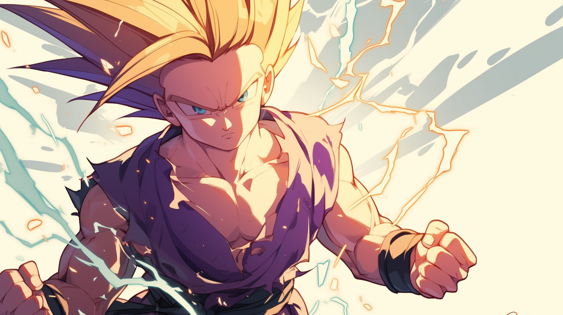 Gohan Super Saiyan Rage - HD Wallpaper by patrika