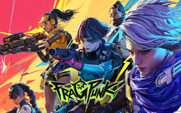 FragPunk 4K Ultra HD Wallpaper: Intense Showdown in a Vibrant World