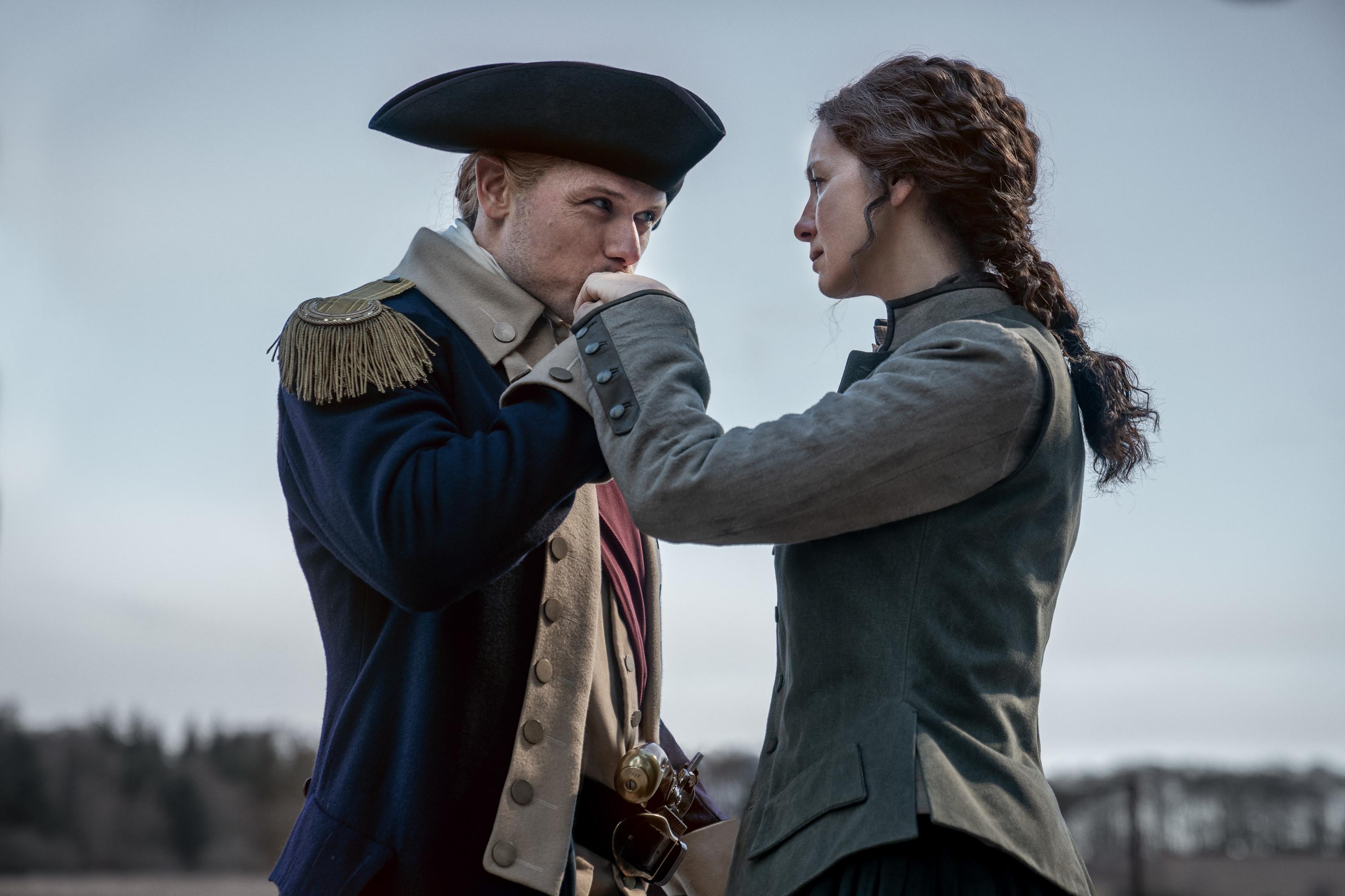 Outlander HD Wallpaper: A Captivating Moment from the TV Show